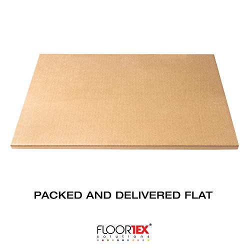 Floortex Polycarbonate Chair Mat 47" x 35" for Low/Medium Pile Carpets