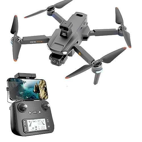 RKSTD 4K Camera GPS RC Drone For Adults With Obstacle Avoider, Foldable RC Quadcopter, Brushless Motor, Circle Flight, Waypoint Flight, Auto Return, Follow Me, Altitude Hold, Headless Mode