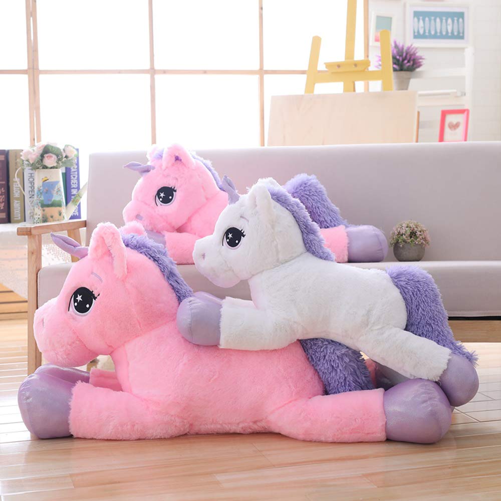 sofipal Giant Unicorn Stuffed Animal Toys,Large Pink Unicorns Plush Pillow Cushion for Birthday,Valentines,Bedroom 43"