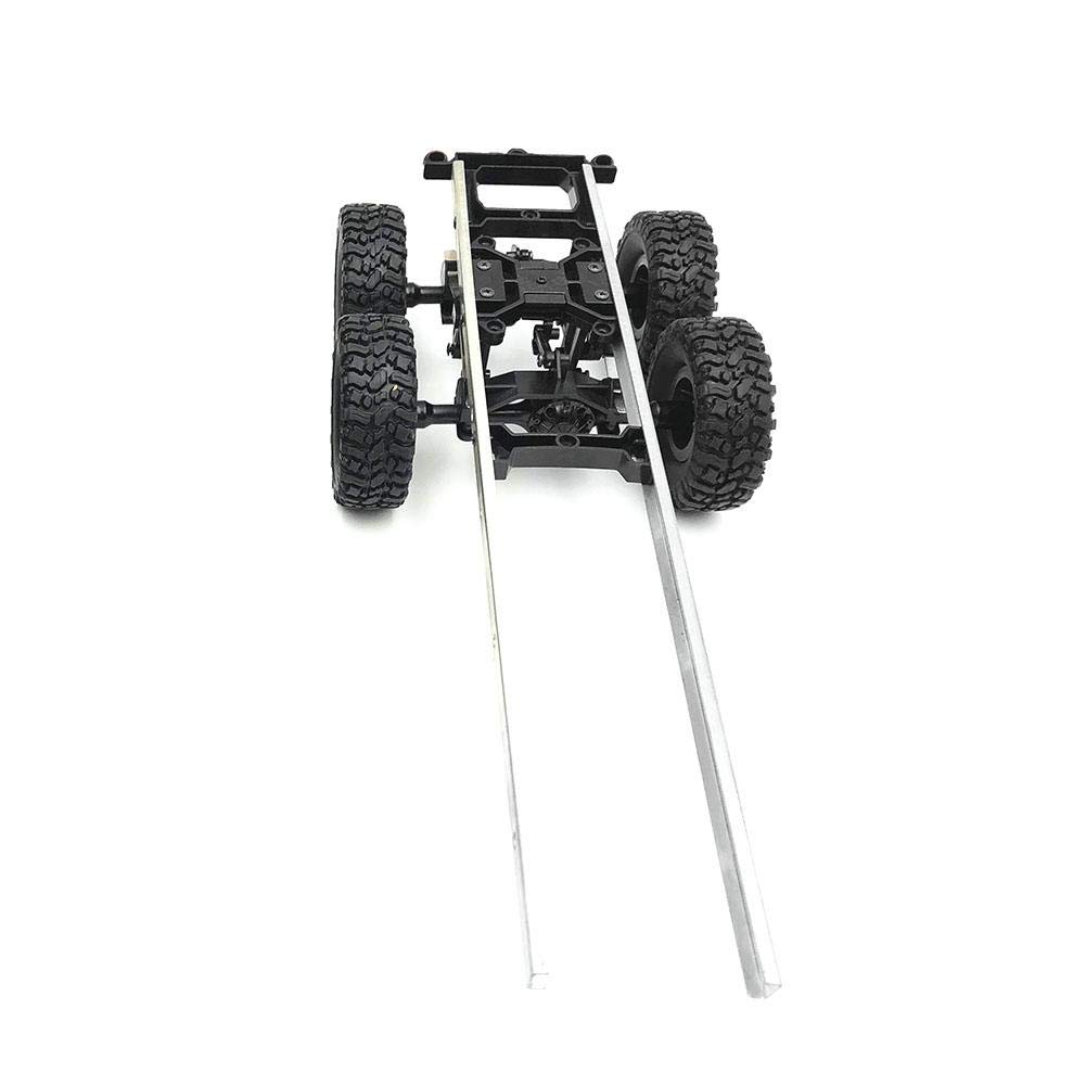 ZJchao Oil Trailer Chassis Spare Tire Kit, for WPL 1/16 B36 B-36 B36K B36KIT Military Truck Car Spare Parts DIY Car Accessoy