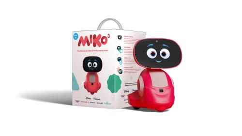 Miko 3: AI-Powered Smart Robot for Kids | STEM Learning & Educational Robot | Interactive Robot with Coding apps + Unlimited Games + programmable | Birthday Gift for Girls & Boys Aged 5-12