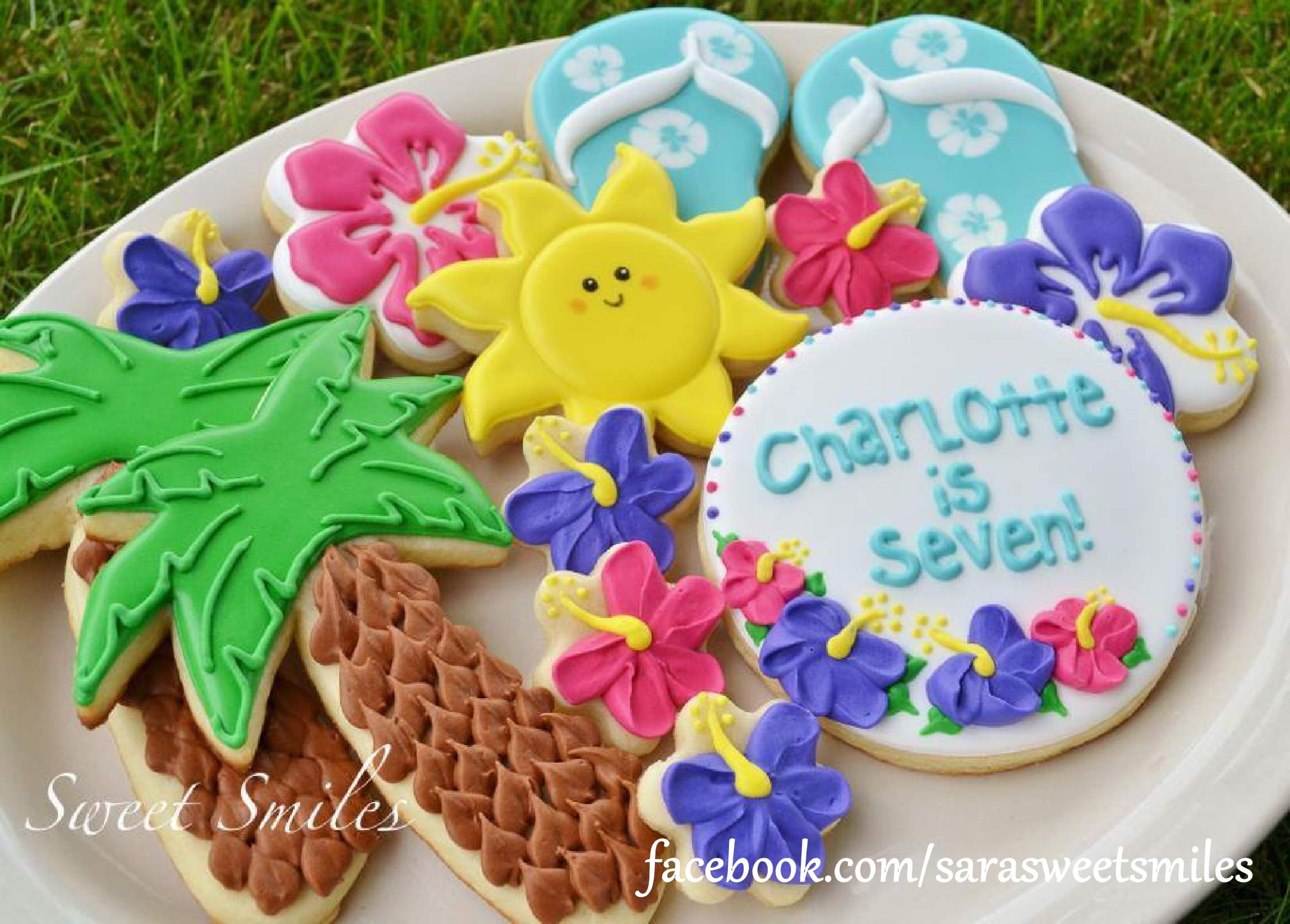 Hawaiian Luau Cookie Cutter 9 Piece Set from The Cookie Cutter Shop - Palm Tree, Hawaiian Shirt, Tiki, Flip Flop, Surfboard Cookie Cutters – Tin Plated Steel Cookie Cutters