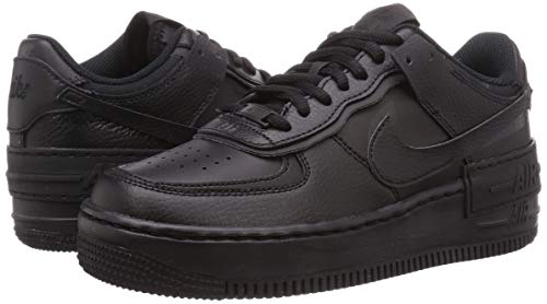Nike Womens Air Force 1 Low Shadow WMNS CI0919 001 Triple Black - Size 7W