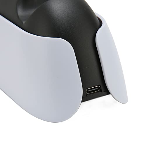 Game Controller Charger, Efficient Retractable Stand Foot 5.1V 1A Game Charging Station Dual Charger with LED Indicator for Charging