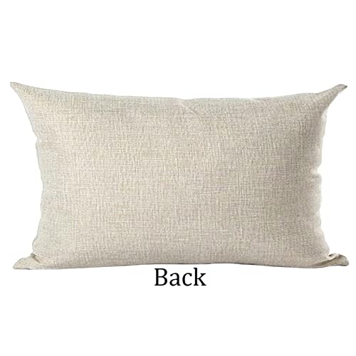 Ramirar Love is Patient Kind It Always Protects Trusts Hopes Perseveres Never Fail Decorative Lumbar Throw Pillow Cover Case Home Living Room Bed Sofa Car Cotton Linen Rectangular 12 x 20 Inch
