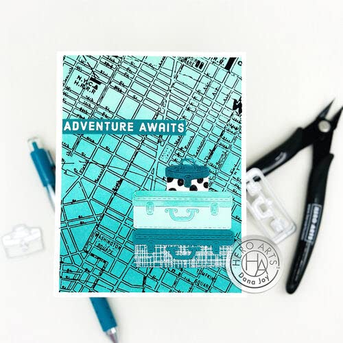 Hero Arts RT107 Collage Backgrounds Hero Transfers Rub-on Designs
