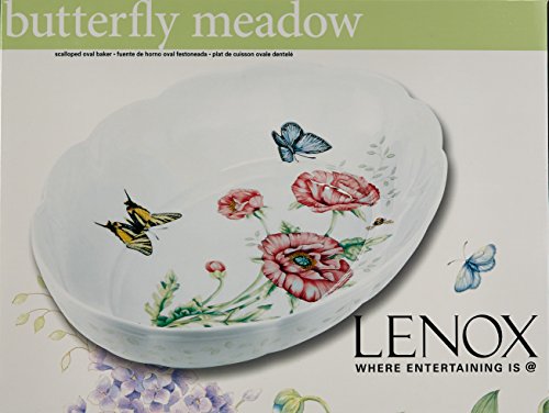 Lenox 6084024 Butterfly Meadow Oval Baker