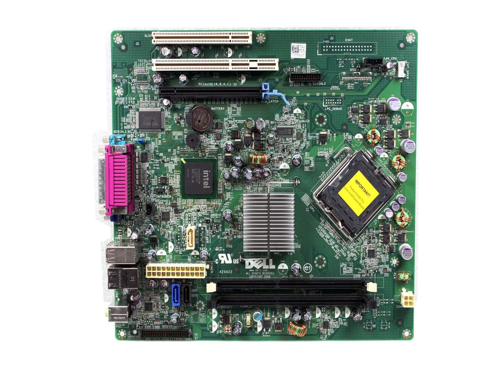 Dell Genuine Optiplex 380 Motherboard 0HN7XN, HN7XN (Renewed)