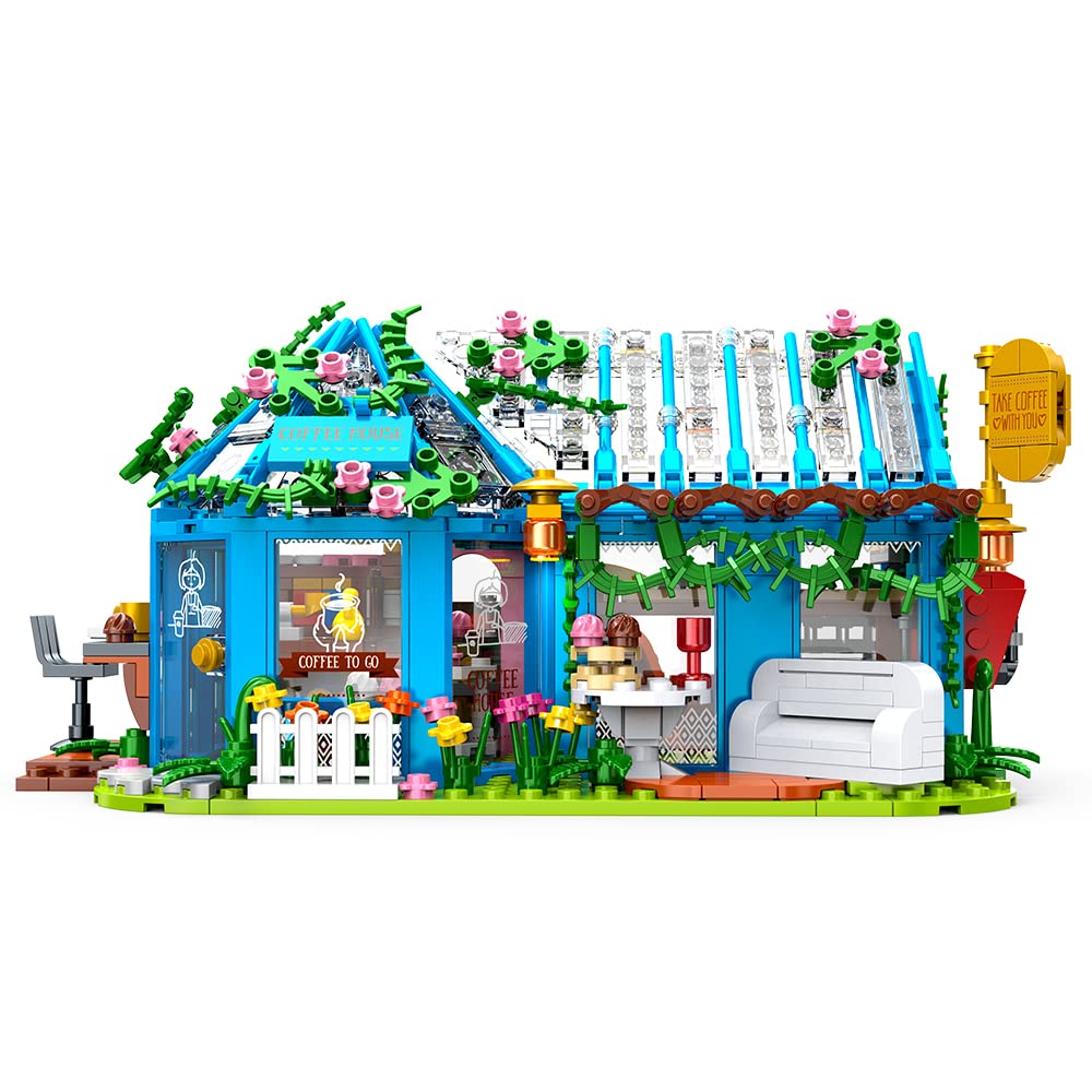 EDGKODK Flowers House Building Toys for Girls Aged 8-12, 637 Pieces