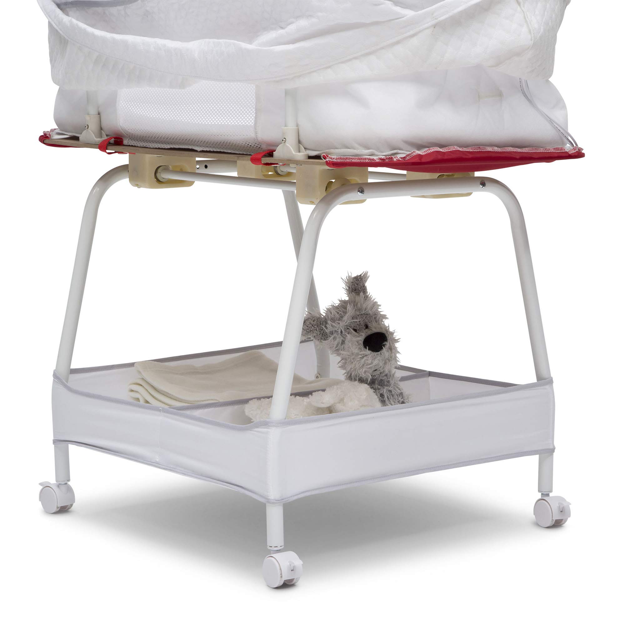 Delta Children Silent Auto Gliding Elite Bassinet, Odyssey, One Size