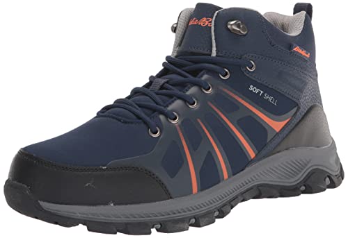 Eddie Bauer Summit Mid Ankle Hiking Boots | Water Resistant, Multi-Terrain Lugs Reinforced & Sturdy Design Rubber Traction Outsole Cradled Footbed
