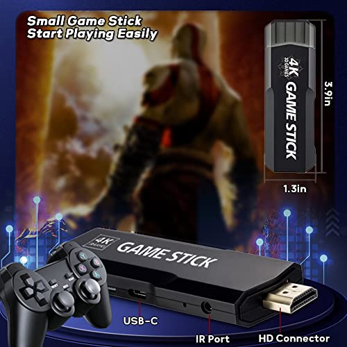 GD10 Retro Game Console TV HD Output Plug and Play Games Console Stick Video Gaming Consoles Preinstalled System 2 Controllers