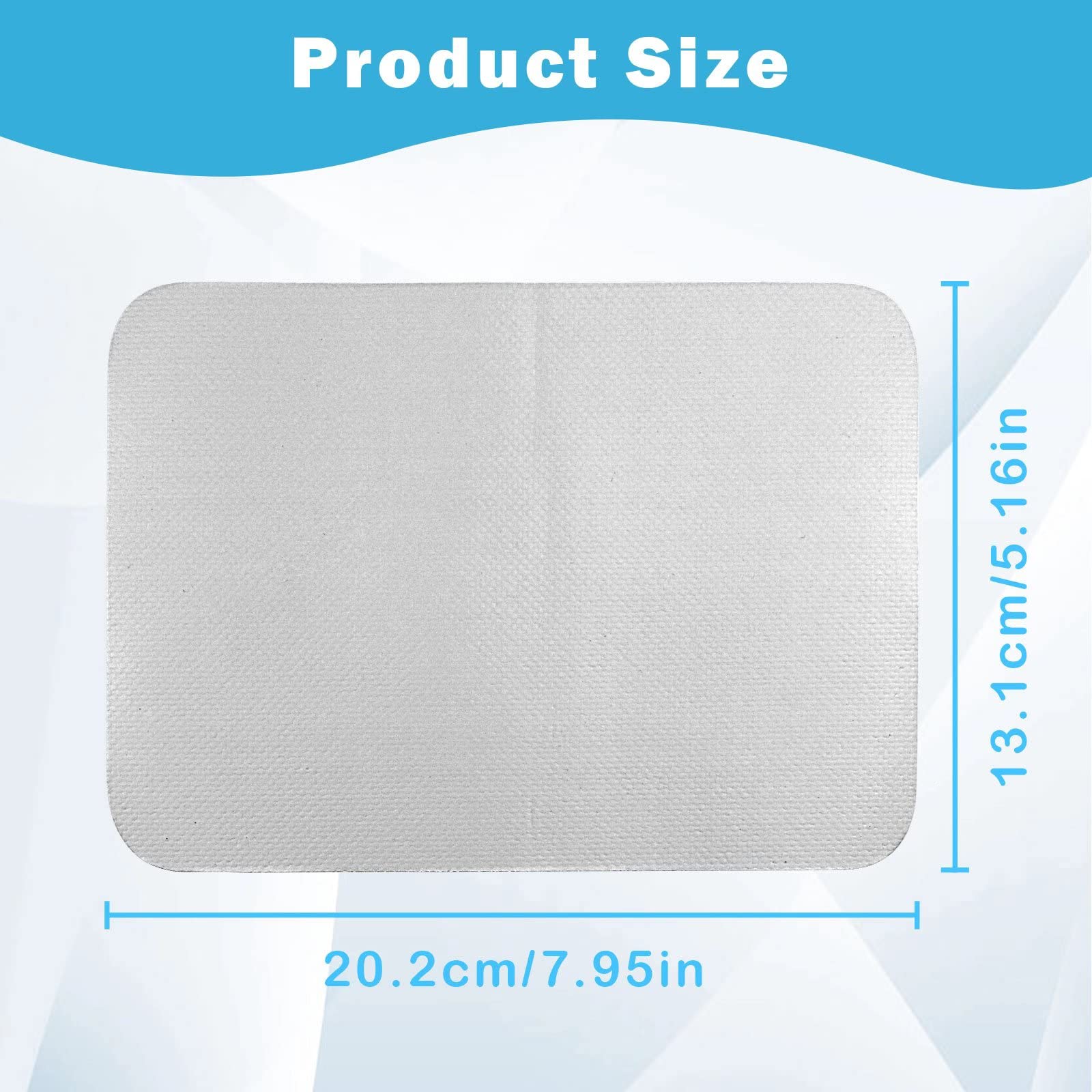 CLIO Inflatable Boat Repair Patches, 3 Pcs Waterproof PVC Set for Rafts, Kayaks, Canoes, Gray