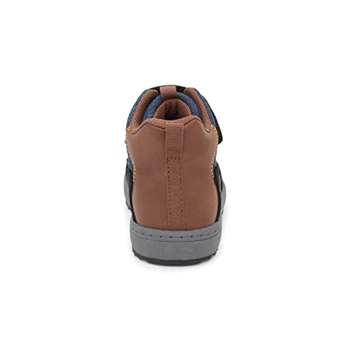 OshKosh B'Gosh Boy's Camino Fashion Boot, Navy/Tan, 12 Little Kid