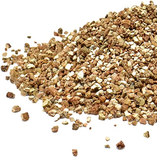Halatool 2 QT Horticulture Vermiculite Professional Soil Addictive Coarse Grade Vermiculite for Plants Gardening Mushrooms Seed Starting