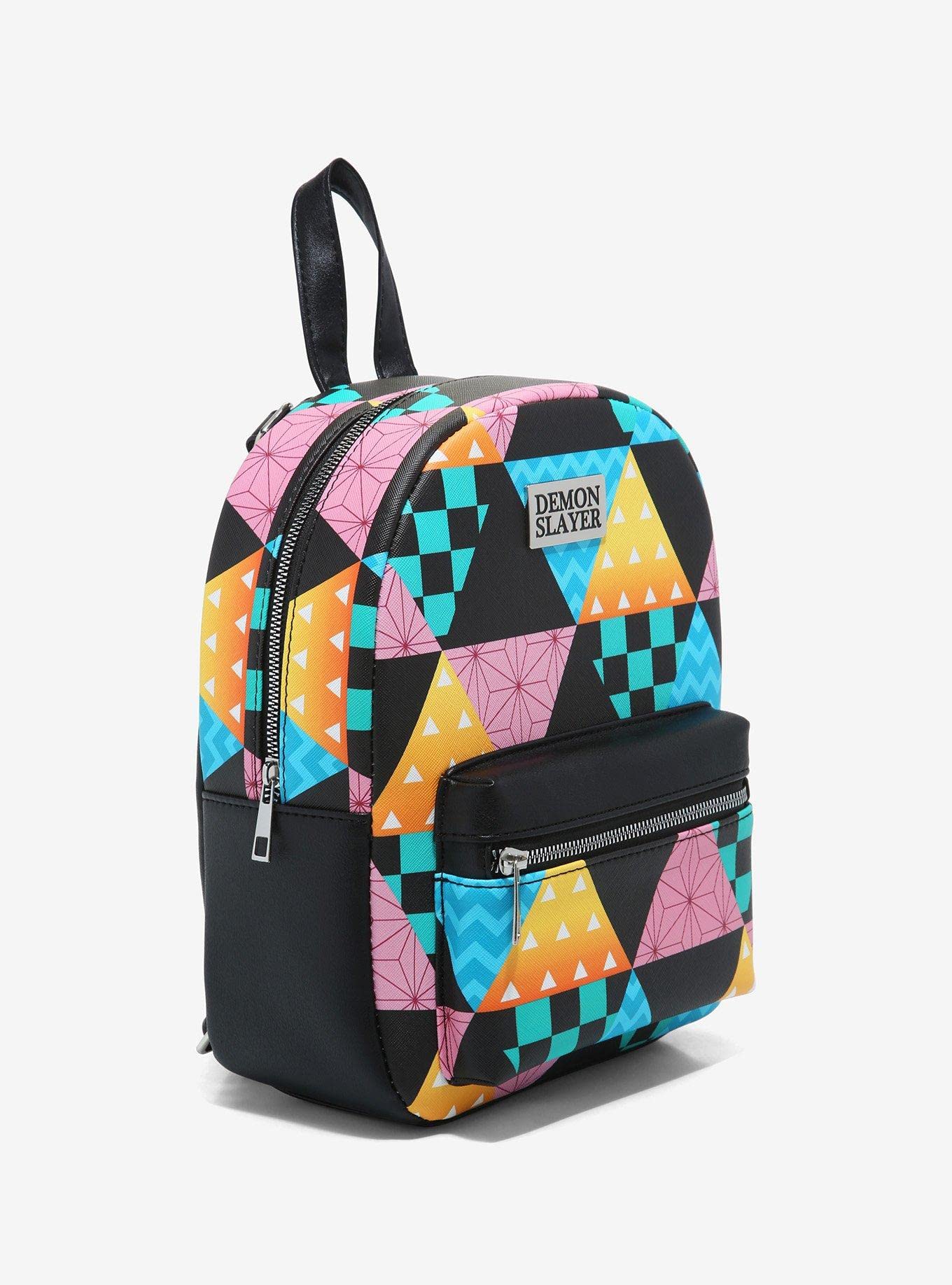 Demon Slayer: Kimetsu No Yaiba Patchwork Mini Backpack