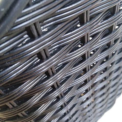 CLISPEED Bike Basket Front Handlebar Bicycle Bicycle Basket Detachable Bicycle Accessories Black