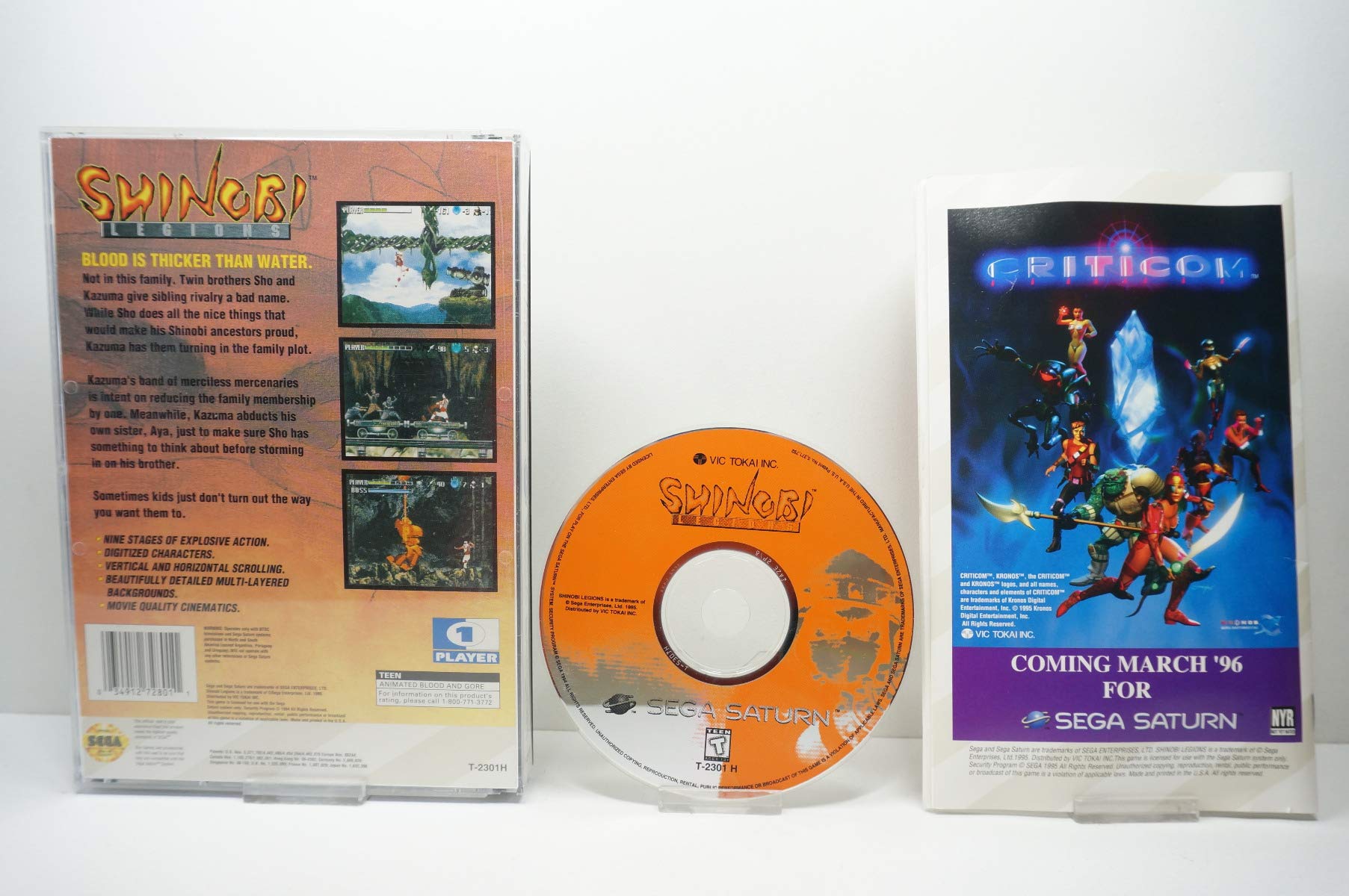 Shinobi Legions - Sega Saturn