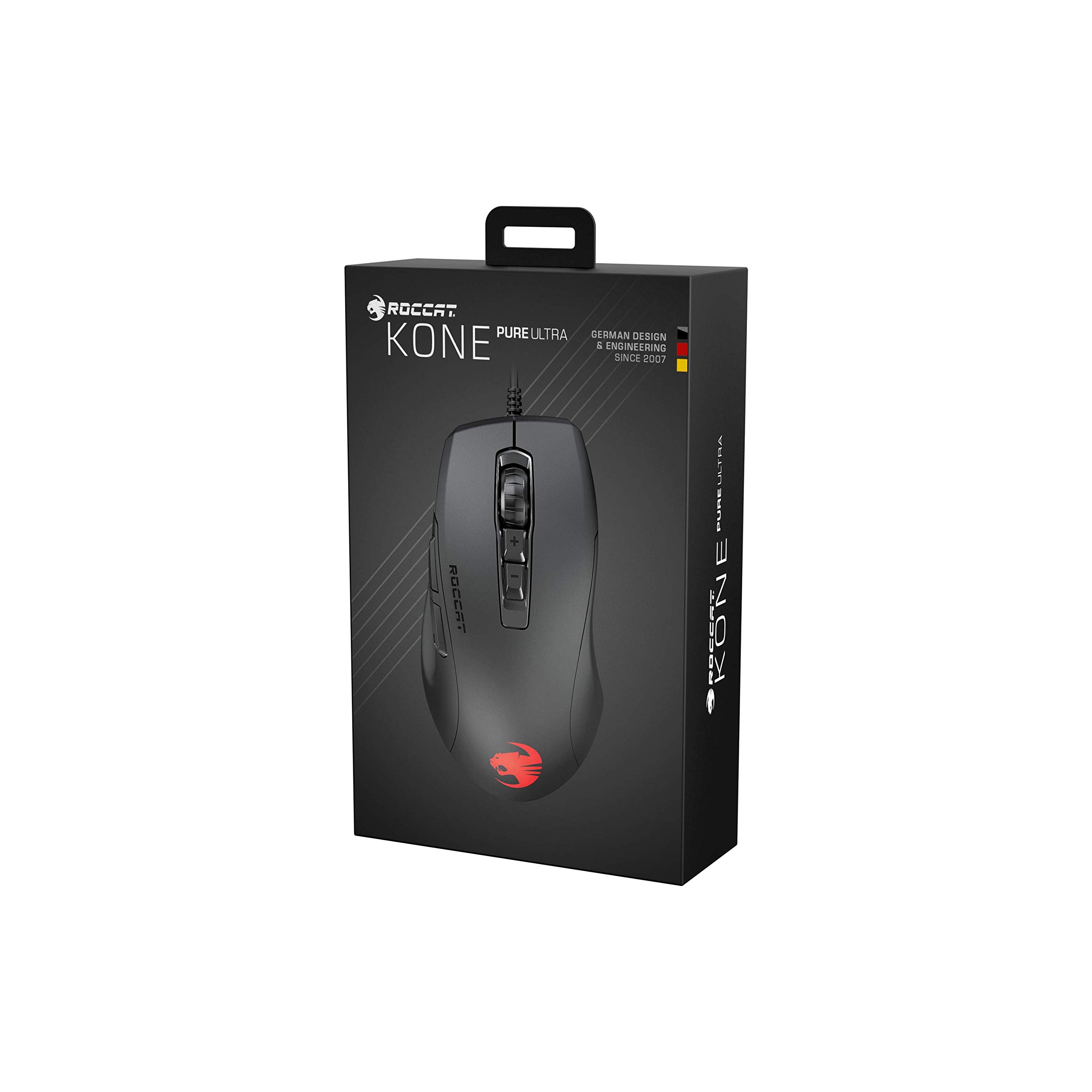ROCCAT ROC-11-730 Kone Pure Ultra - Light ErgonoMic Gaming Mouse (16000 Dpi Optical Sensor RGB Lighting Ultra Light) Black