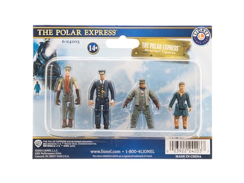 Lionel Warner Brothers The Polar Express Four Piece Miniature People Pack Model Train Accessory (624203)