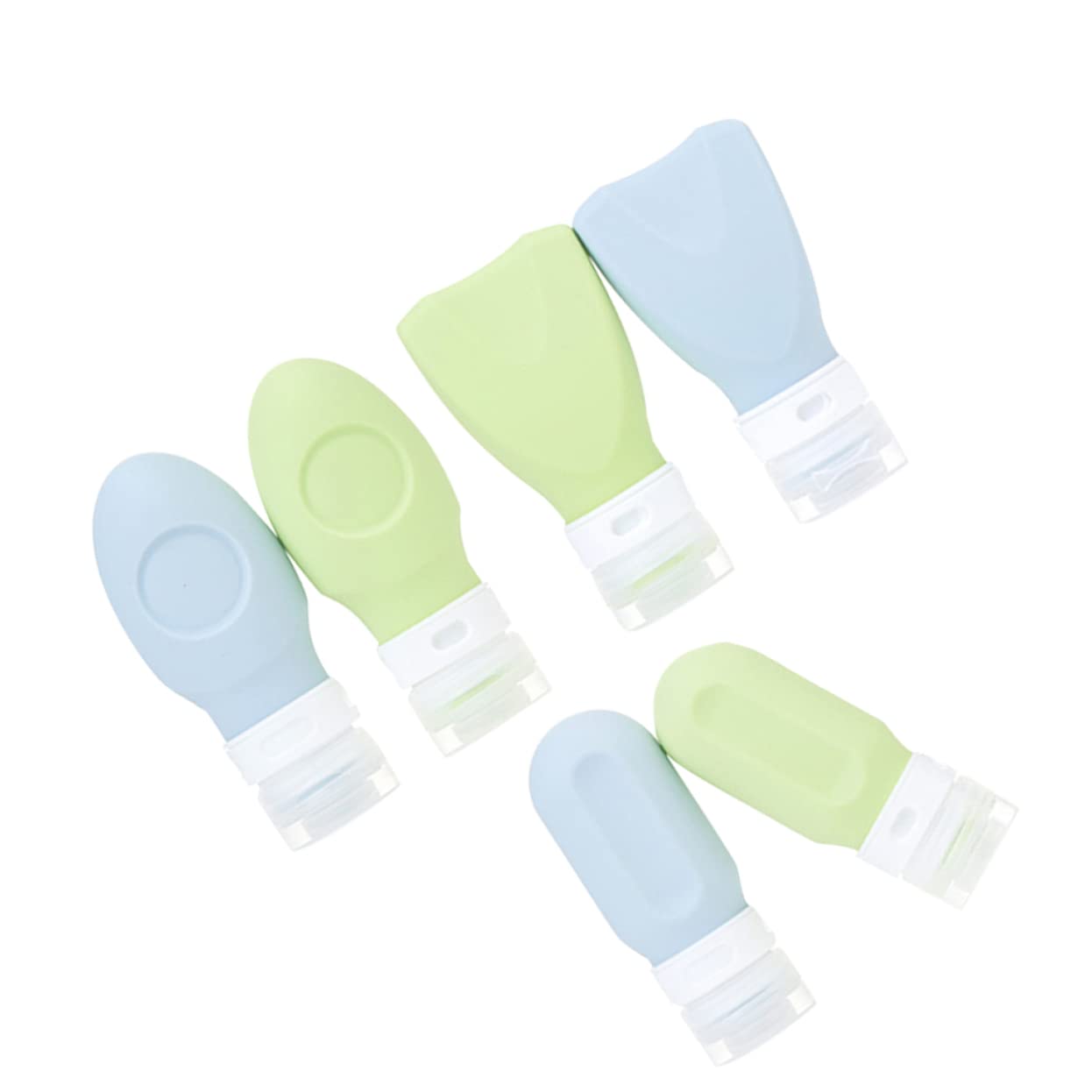 HANABASS 6 Pcs Hand Wash Dispenser Travel Container Travel Lotion Container Hand Soap Dispenser Refillable Container Rubber Refillable Bottle Bottled Dispensing Bottle Cosmetic Bottles Blue