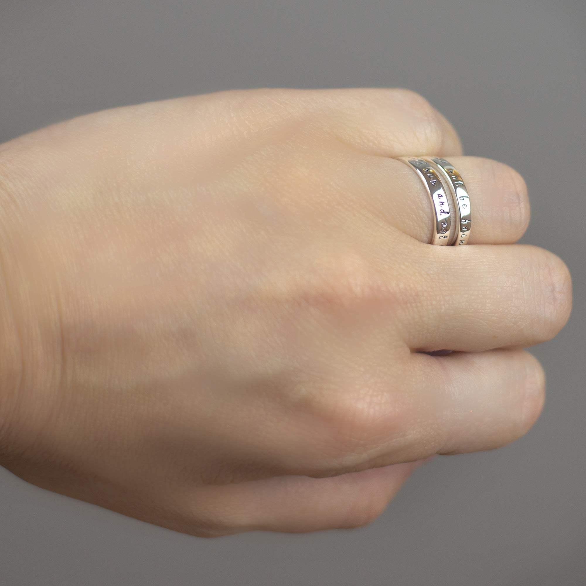 Dicksons Isaiah 40:31 Inspirational Women's Double Mobius Silver-Plated Fashion Ring, Size 8