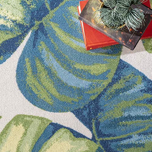 nuLOOM Lisa Floral Indoor/Outdoor Runner Rug, 2' 6" x 6', Multi