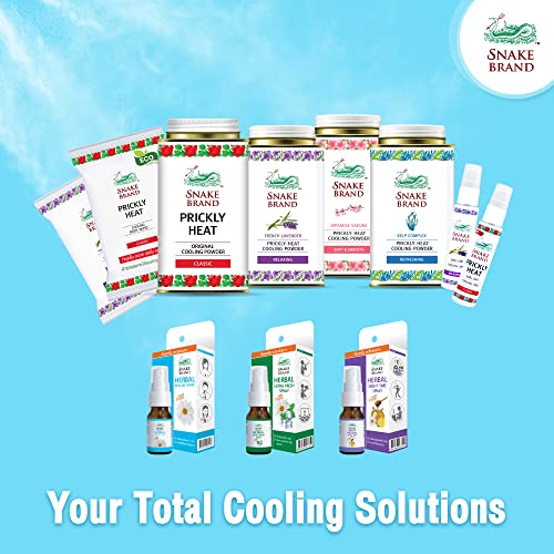 Snake Brand Cooling Body Wipes Instant Ice Eco Friendly Tissue Relaxing Original Classic Scent, 3 Packs x 10 Sheets - Daily Use Body Wipes
