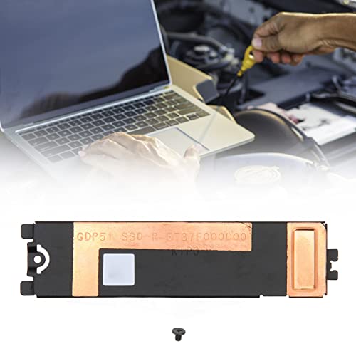 Garsentx Nvme M.2 NGFF SSD Cooler Hard Drive Cover, SSD Cooler Replacement Cover for Nvme M.2 NGFF SSD XPS 15 9500 9510 9520 Precision5550 5560 Right SSD