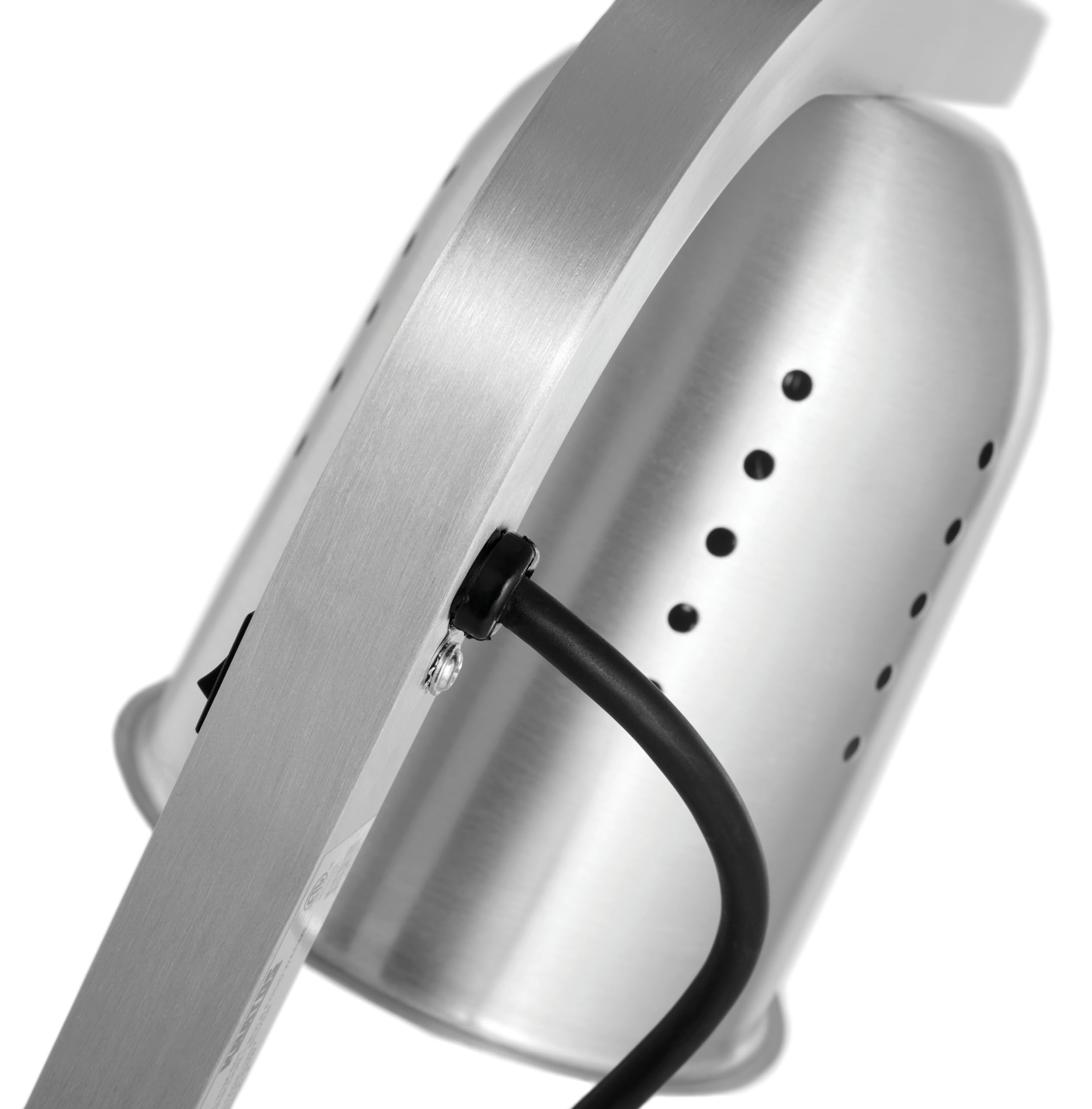 Kratos Bulb Warmer, One Bulb Heat Lamp, Silver, 120V, 250 Watts, Countertop Food Warmer for Restaurants (31M-001)
