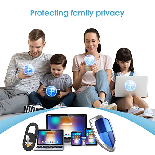 Laptop Camera Cover Slide,8-Pcs Webcam Cover, Cute Eagle Camera Cover slide for MacBook Pro, iMac,iPad, iPhone, Laptop,Tablet, Cell Phone.Ultra-Thin Web Cam Cover Protect Your Privacy and Security