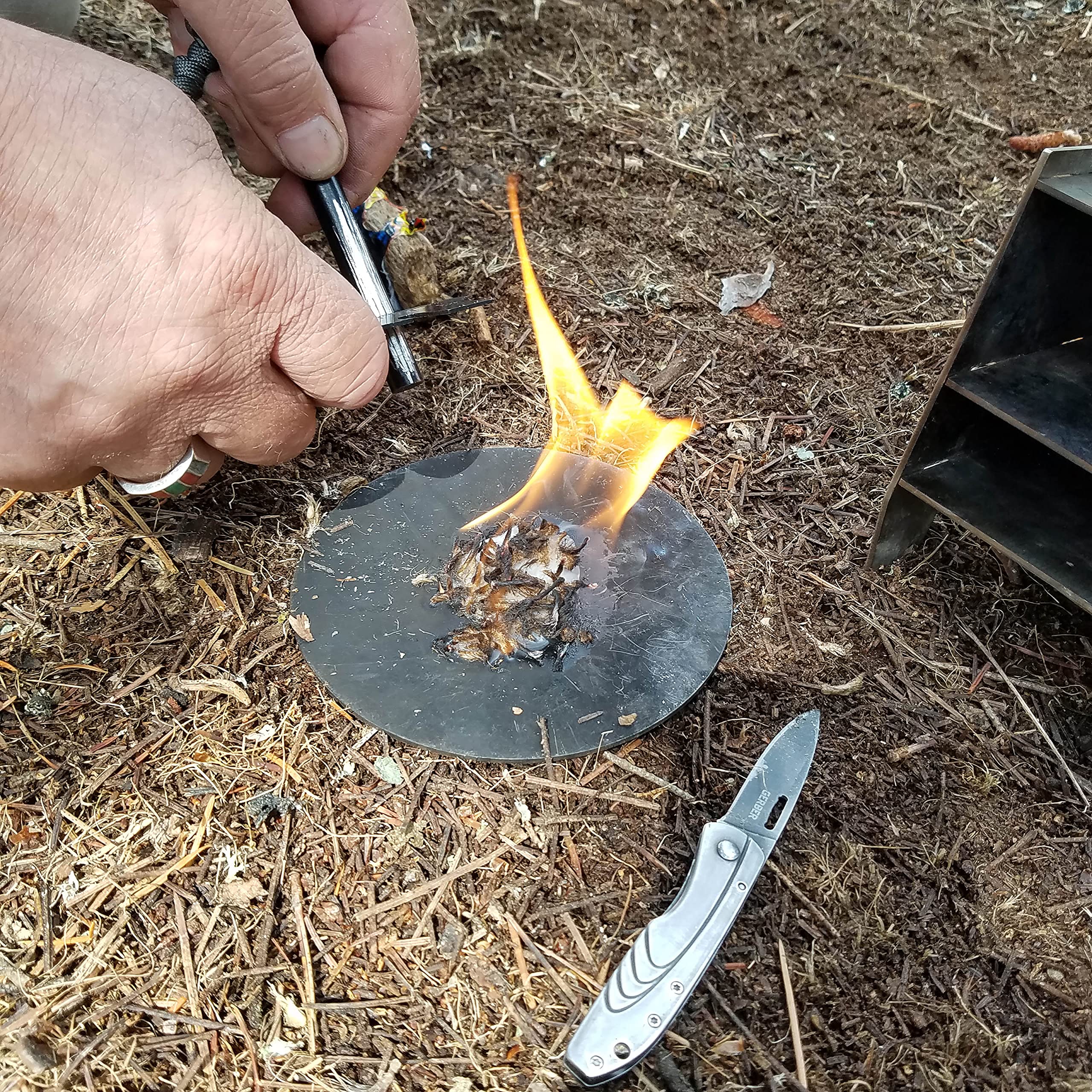 Coopers Bay Outdoors Coopers Bay FireRope Tinder - The Ultimate Weatherproof Emergency Firestarting Material - Hiking Accessories for Camping, Backpacking and Survival (6)