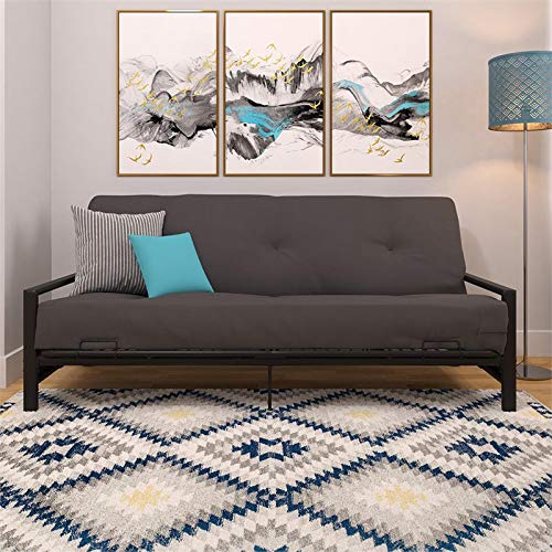 DHP Mabel Metal Futon Frame in Black
