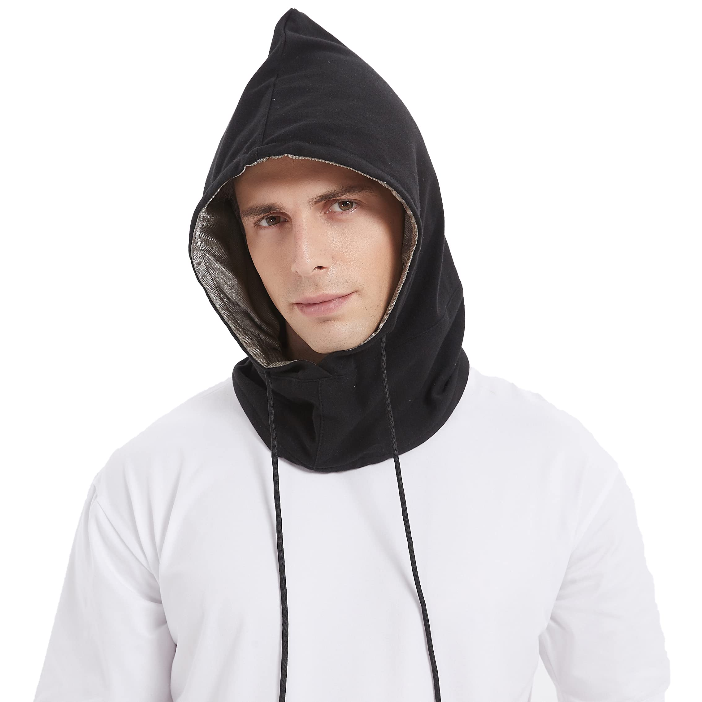 EMF Blocking Hat,100% Silver Fibre Liner,Faraday Hood,Blocks 100% of High Frequency RF Radiation.5G,4G,Cellular,WiFi. Adjustable