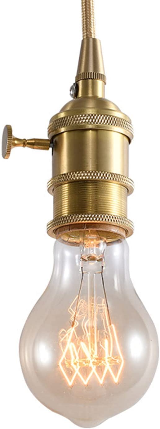 Lxcom Lighting A19 Vintage Light Bulbs, E26 110V 25W Warm Dimmable Vintage Style Incandescent Light Bulbs for Wall Sconces, Ceiling Light, 4 Pack