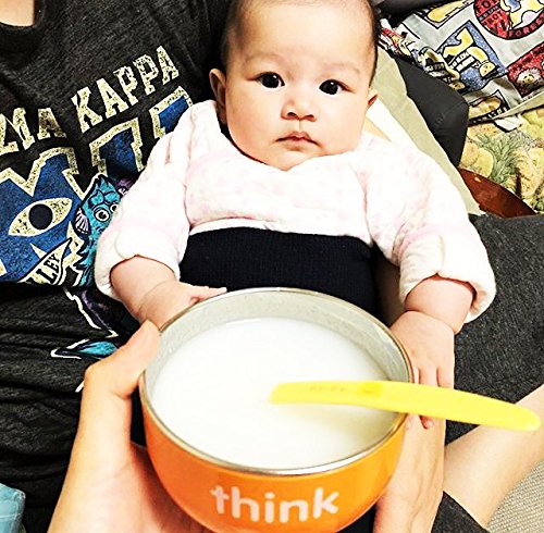 Thinkbaby Low Rise BPA Free Baby Bowl (Orange)