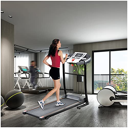 Electric Treadmill Bike Folding Treadmill Indoor Walking Treadmill Treadmill with Auto Incline for Running and Walking Jogging Exercise
