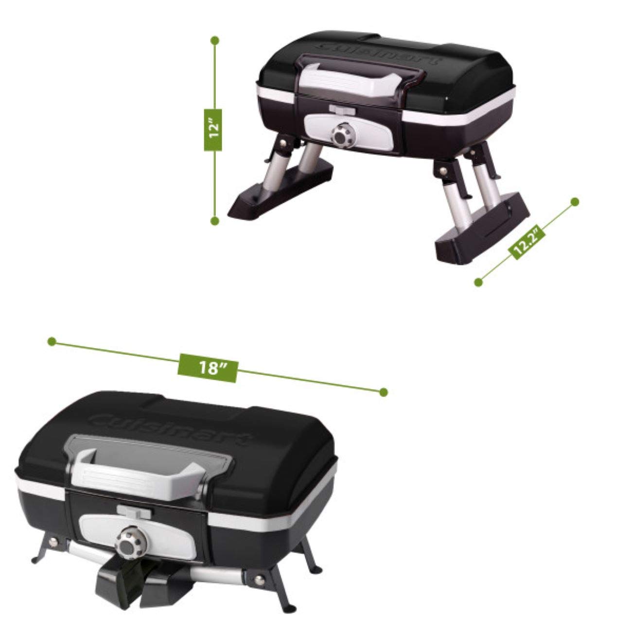 Cuisinart Portable Propane Gas Grill + Gas Grill Cover