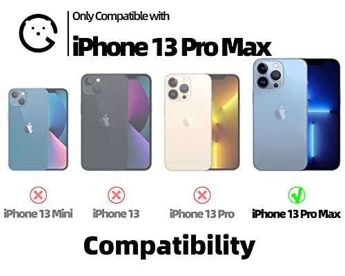 Ginkgonut Compatible with iPhone 13 Pro Max Case for Women/Girls, Cute 3D Laid Desgin Soft Silicone Shockproof Raised Bumper Corners Case for iPhone 13 Pro Max(Silver)