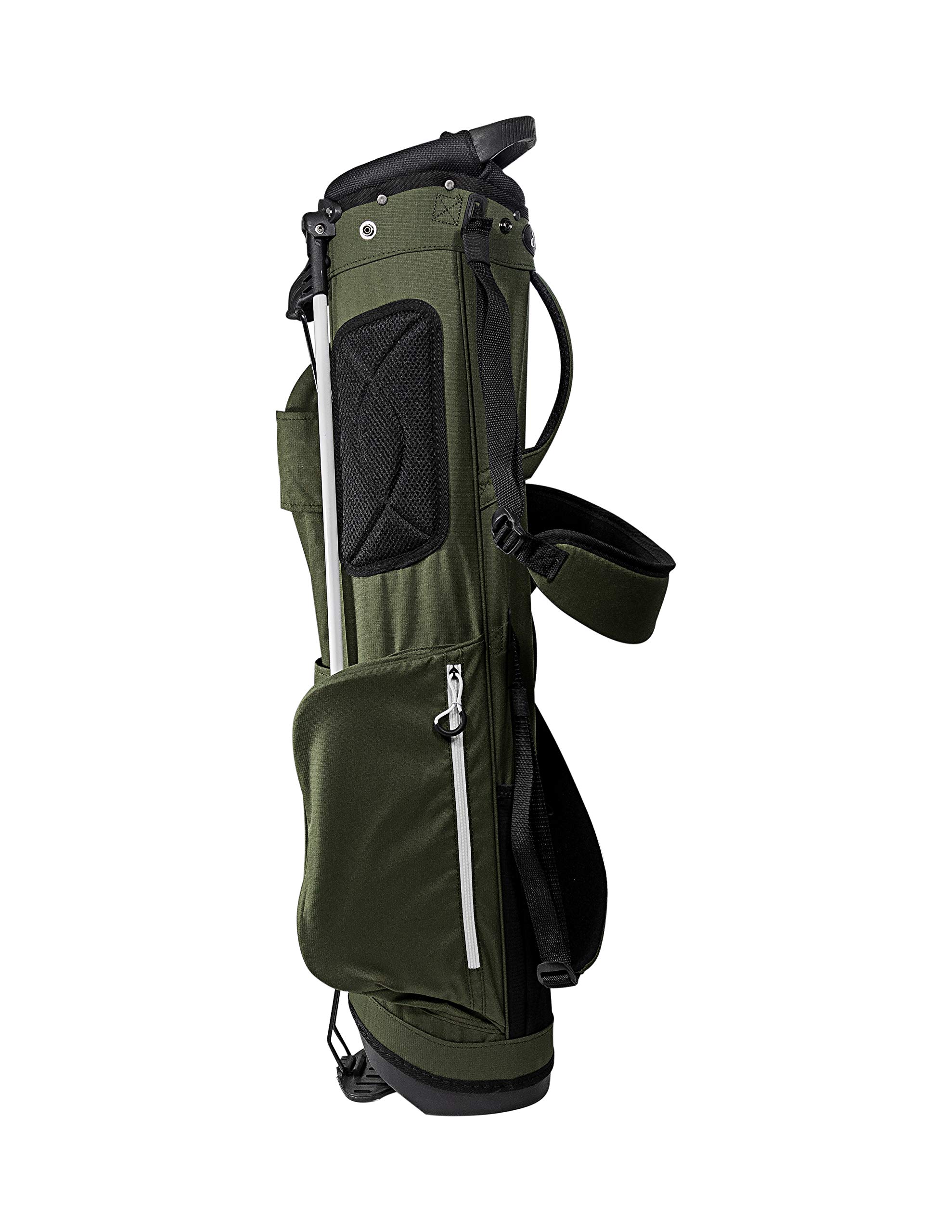 Club Champ Golf Stand Bag, Olive/White