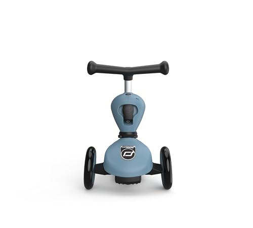 Scoot & Ride 2-in-1 Ride-On & Stand Kids Scooter, Ages 1 to 5, Highwaykick 1, Steel