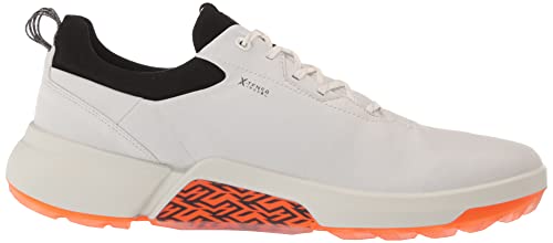 ECCO Men's Biom Hybrid 4 Gore-TEX Waterproof Golf Shoe, White Erik Van ROOYEN Edition, 14-14.5