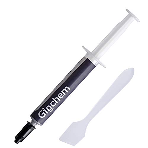 Giochem CPU Thermal Paste Kit 4 Grams with All Pro-Installer Kit,Thermal Conductivity: >6.5W/m-k Thermal Paste, Heatsink Past;Thermal Compound