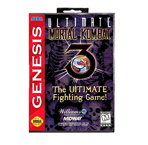 Royal Retro Ultimate Mortal Kombat 3 16 Bit MD Game Card With Retail Box For Sega Genesis & Mega Drive
