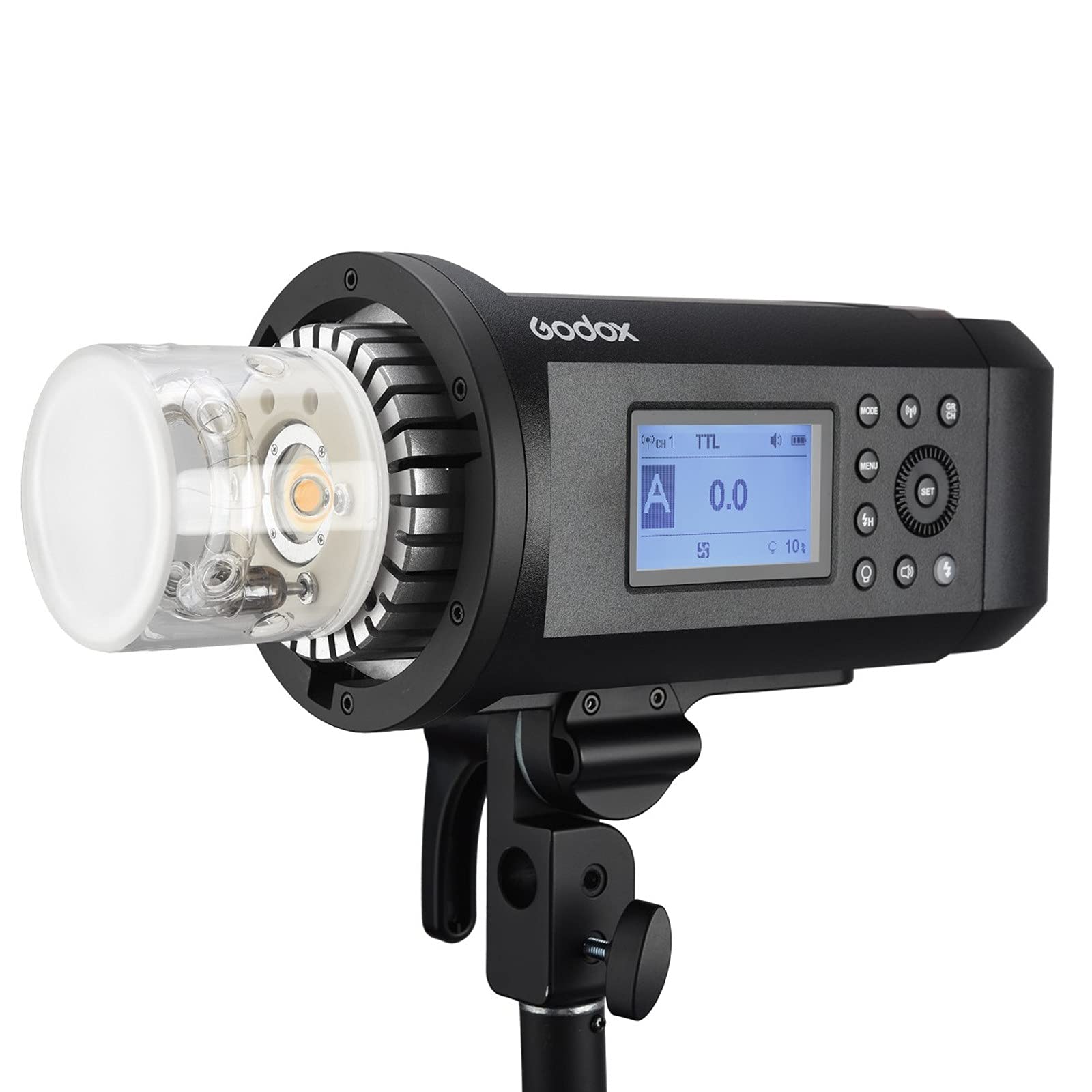 Godox AD600Pro 600Ws TTL Outdoor Flash 2.4G 1/8000s 2600mAh Battery 360 Full Power Flashes,0.01-0.9s Recycle Compatible with Canon Nikon Sony FUJIFILM Olympus Panasonic Strobe Light