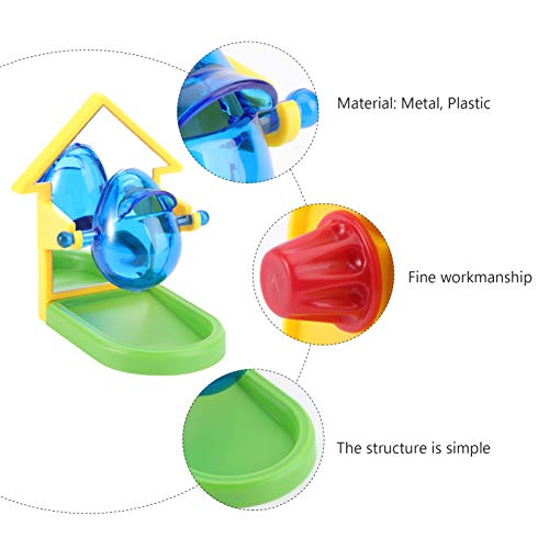 PATKAW Parrot Feeding Perch Bird Foraging Toy Parrot Foraging Toy Bird cage Feeder Parrot Training Toy Parrot Slow Feeder Birds Toys