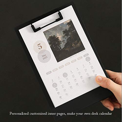 Desk Calendars 2021 Calendar Stand-up Calendar Desk Calendar with Splint 12 Months Mini Calendar,Can Be Customized Individually Calendar Calendars (Color : [Customized Models])