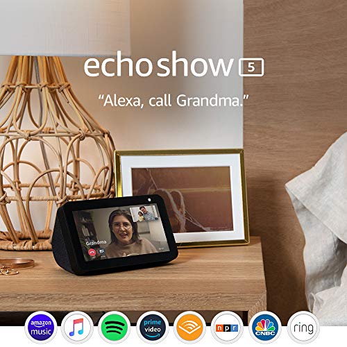 Echo Show 5 | Sandstone with Sengled Bluetooth Smart Color Bulb | Alexa Smart Home Starter Kit
