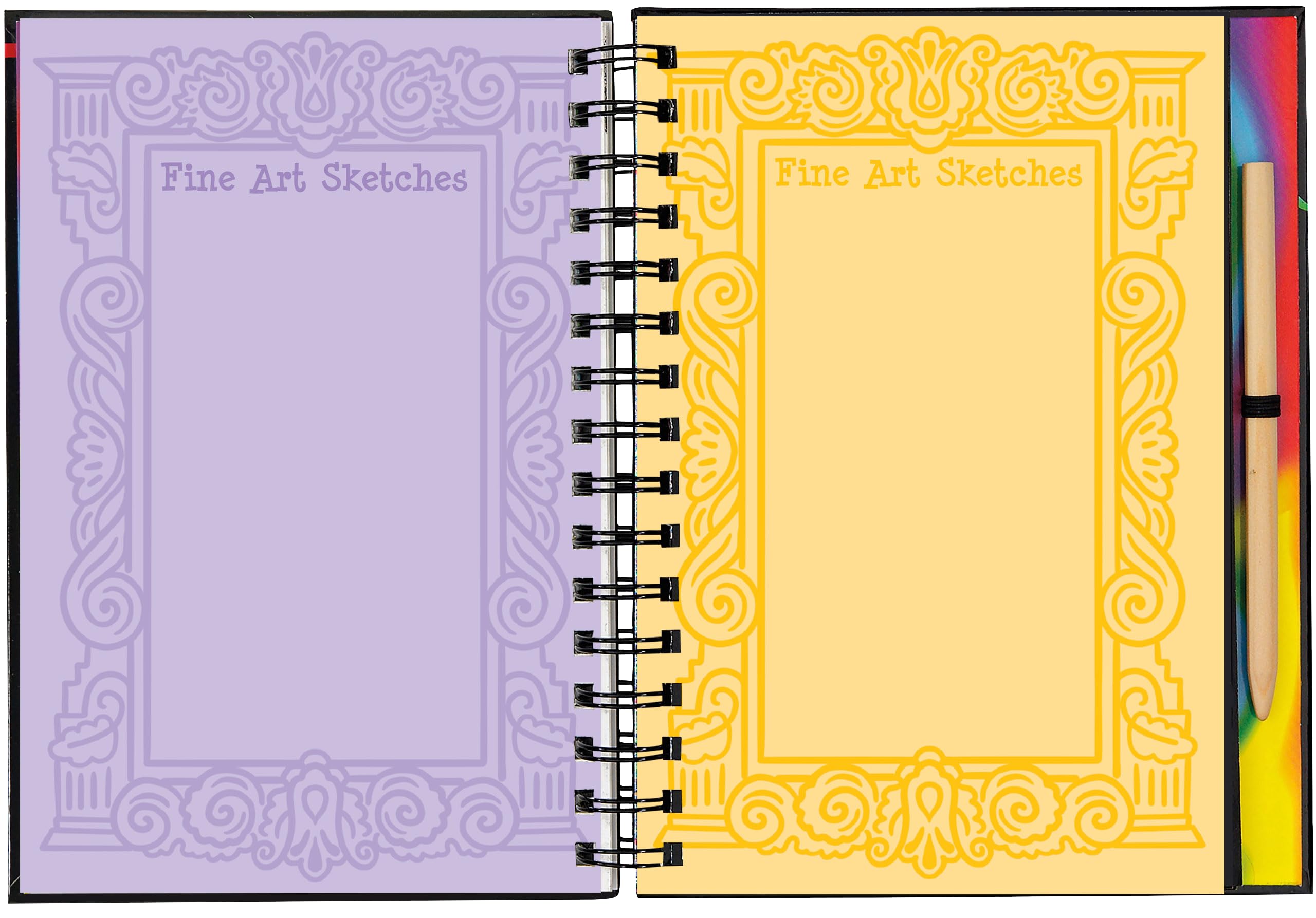 Scratch & Sketch Fine Art (Trace Along)