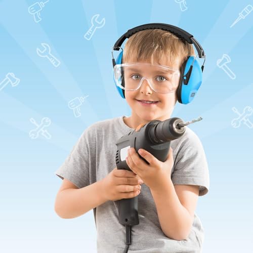 Dr.meter Ear Muffs for Noise Reduction, Green+Blue